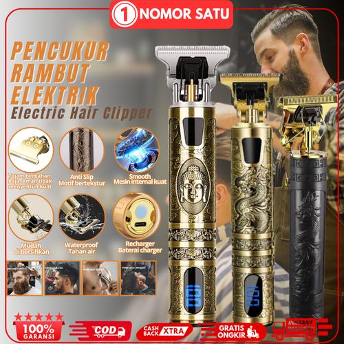 Promo Alat mensin cukur Elektrik Hair Clipper Cordless Rechargeable ...