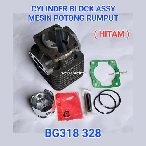 Jual Cylinder Block Piston Assy Kit Blok Komplit Mesin Potong Rumput ...