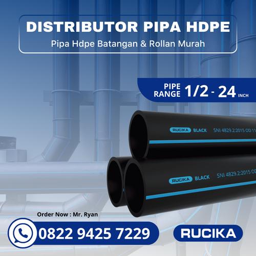 Jual Rucika Pipa Hdpe Murah | Pipa Air Bersih HDPE | OD 32mm Tebal 3,60mm - Jakarta Timur ...