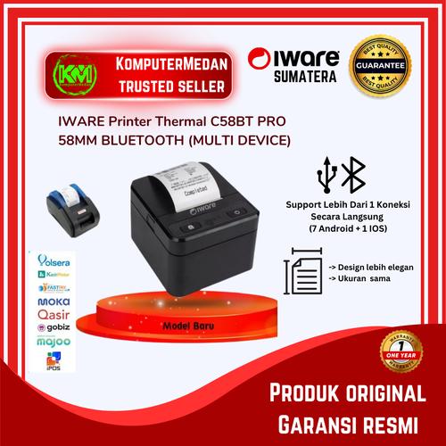 Jual PRINTER THERMAL IWARE C58BT - PRO 58MM BLUETOOTH (MULTI DEVICE ...