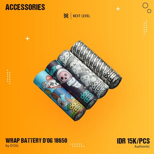 Promo WRAP BATTERY D'OG 18650 - ACCESSORIES VAPE - NAS - DOODLE SERIES ...