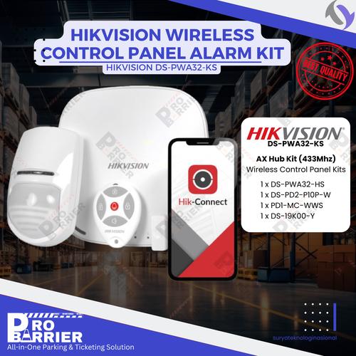 Jual Alarm Kit HIKVISION DS-PWA32-KS (433MHz) / Wireless Control Panel Kit - AX Hub Kit - Kota ...