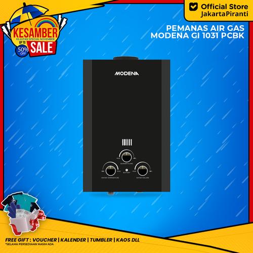 Promo Pemanas Air Gas LPG Water Heater Gas Instant Modena GI 1031 PCBK ...