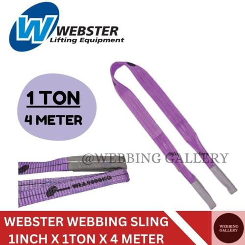 Jual Webster webbing sling 1Ton x 4Meter /Tali angkat 1Ton x 4Meter ...