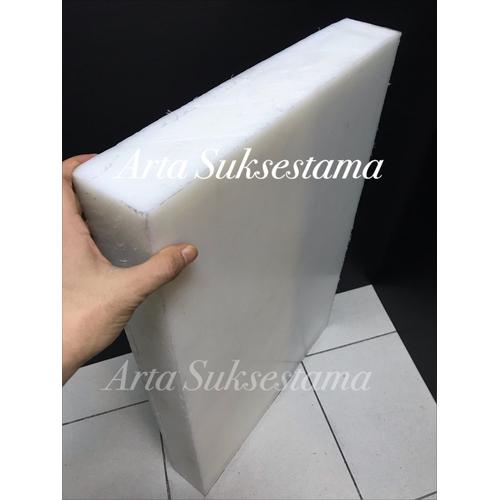 Jual Nylon PE Sheet 5cm x 50cm x 60cm Plastik Talenan Daging Foodgrade ...