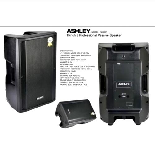 Jual SPEAKER ASHLEY PASIF 15 INCH YM 400P SPEAKER PASIF MONITOR ASHLEY ...