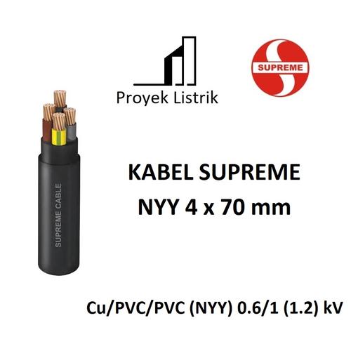 Jual SUPREME Kabel NYY 4x70 mm TUFUR KAWAT 4 x 70 Cable 4x70mm 4 x 70mm Engkel Power Listrik ...