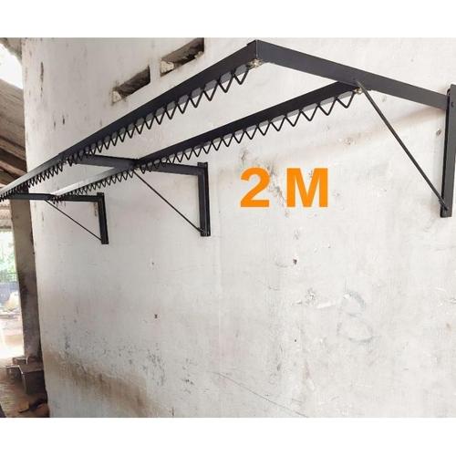 Jual ADA STOK Jemuran baju L 1 meter 2 meter - Hitam Polos L50, 1 m ...