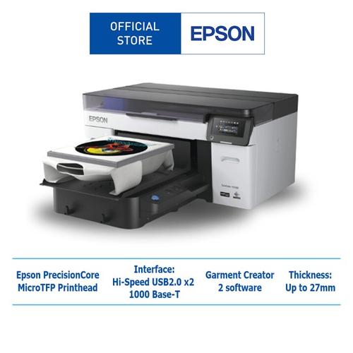 Promo Printer Epson SC-F2230 SureColor DirectTo Garment DTG Textile Print with PrecisionCore ...