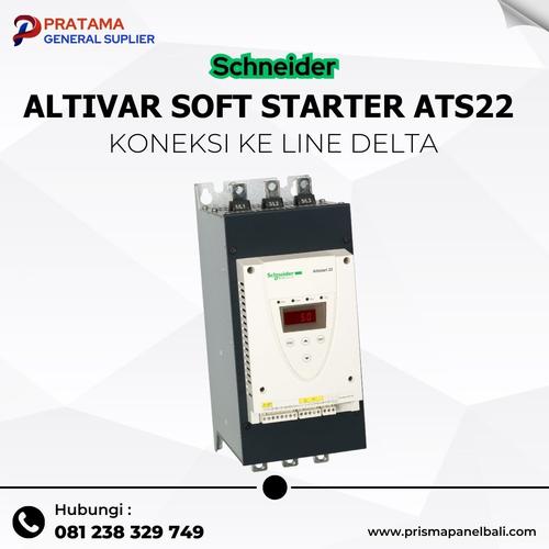 Jual Schneider Altivar Soft Starter ATS22 Koneksi ke Line Delta ...