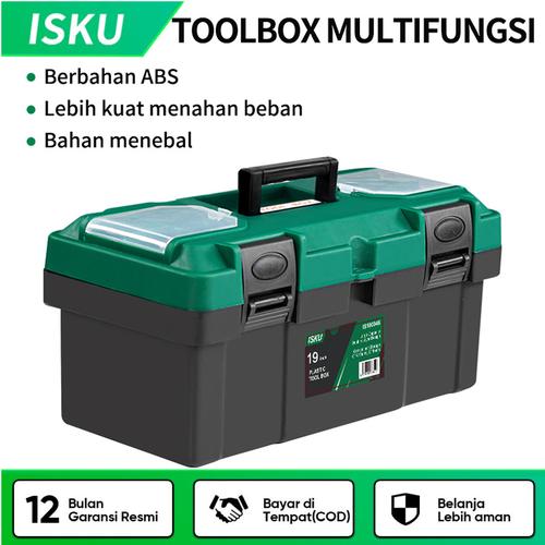 Promo ISKU Tool Box Besar 17/19 Inch Bahan PP Toolbox Kotak Peralatan ...