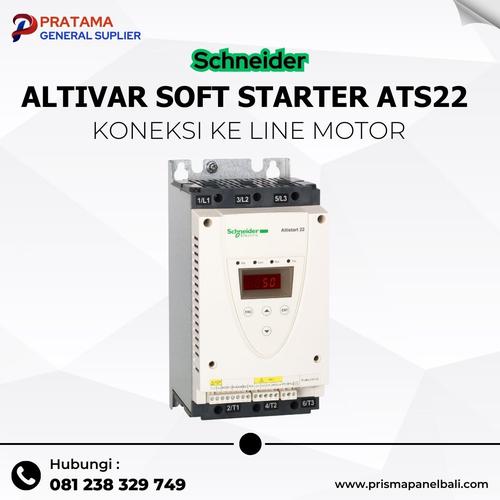 Jual Schneider Altivar Soft Starter ATS22 Koneksi ke Line Motor ...