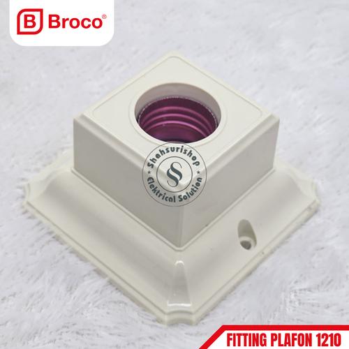 Jual fitting plafon broco / ceiling lamp holder / broco 1210 - Jakarta ...