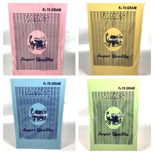 Jual Kertas HVS Warna Namas / Nagamas F4 Ukuran Folio 70gr ( Pak isi ...