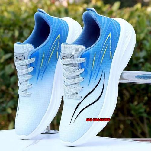 Jual Sepatu olahraga pria cowok cowo sneakers sekolah sport lari dewasa ...