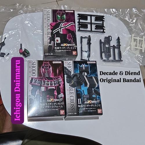 Jual Shodo XX 7 Kamen Rider Diend Decade complete Valkyrie Gamel Baron ...