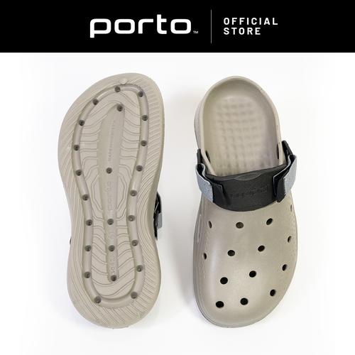 Promo PORTO 3062M - Sandal Fashion Pria Dewasa Sendal Karet Velcro ...