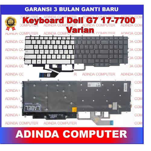 Jual Keyboard Dell Game Box G7 17-7700 Black White RGB Backlight ...