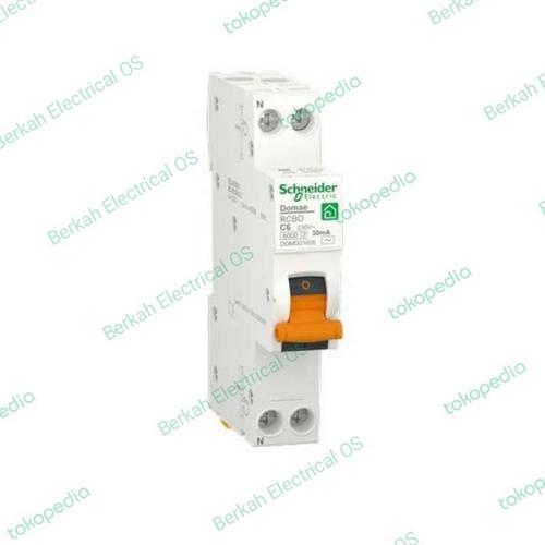 Jual SCHNEIDER DOMAE RCBO SLIM- 1P + N 30MA 25A DOM01625 - Jakarta ...