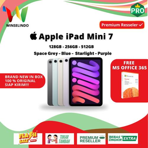 Promo Apple iPad Mini 7 128GB 256GB 512GB 2024 cell wifi 7th gen Space ...