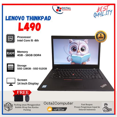 Jual Laptop Lenovo Thinkpad L490 Core i5 / RAM 16GB / SSD 512GB ...