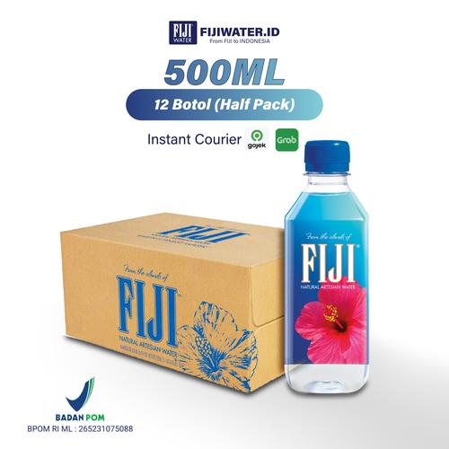 Promo [GRAB/GOJEK] HALF CARTON AIR FIJI WATER NATURAL 500 ML (12 ...