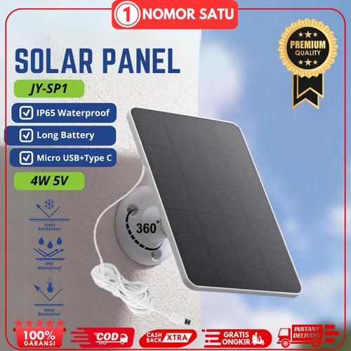 Promo Solar Panel CCTV Charge Baterai 5V Cell Panel Kit Outdoor ...