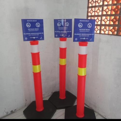 Jual stick cone base plastic+papan rambu spbu pertamina pom bensin ...