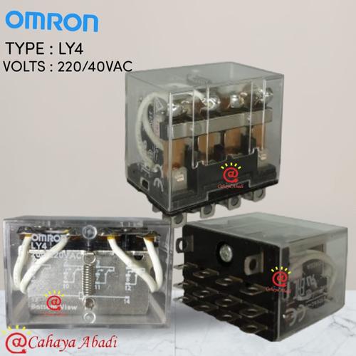 Jual OMRON Relay LY4 220VAC ASLI ORIGINAL / Relay 14 Kaki 10 Ampere 220 V AC OMRON ORI - Kota ...