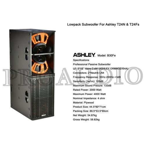 Jual Subwoofer Pasif ASHLEY B30Fe / B30FE / B 30 FE Speaker Sub ashley ...