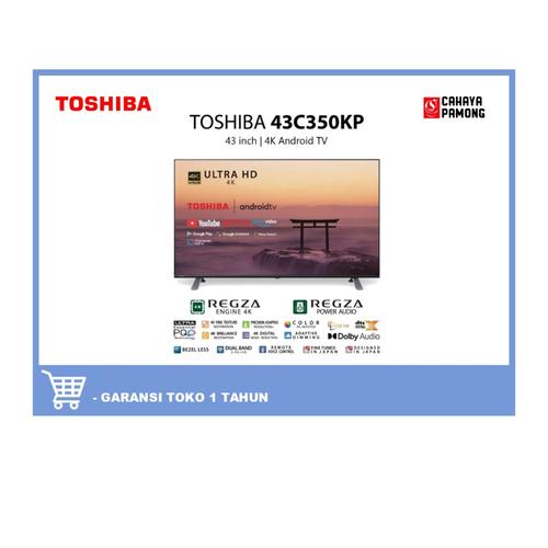 Jual LED TV Toshiba 43 inch 43C350KP Android Tv 4K - EX DISPLAY - Kota ...