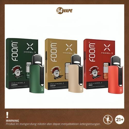 Jual Foom Pod X Model 3 The Prediksi Bundling Liquid 15ml - GREEN ...