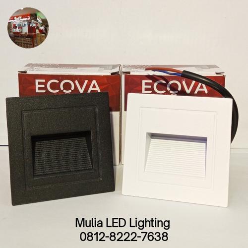 Jual ECOVA LAMPU TANGGA KOTAK LED 3W 3WATT IP65 AUDALUX 220V-240V BODY ...