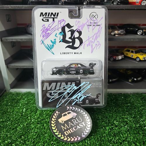 Jual mini GT 797 nissan LB-ER34 super silhouette skykine 5 sign RARE ...