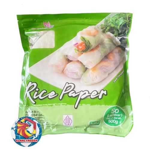 Jual Rice Paper Round Bulat Java Super Food| Kulit Lumpia Bulat isi 50 ...