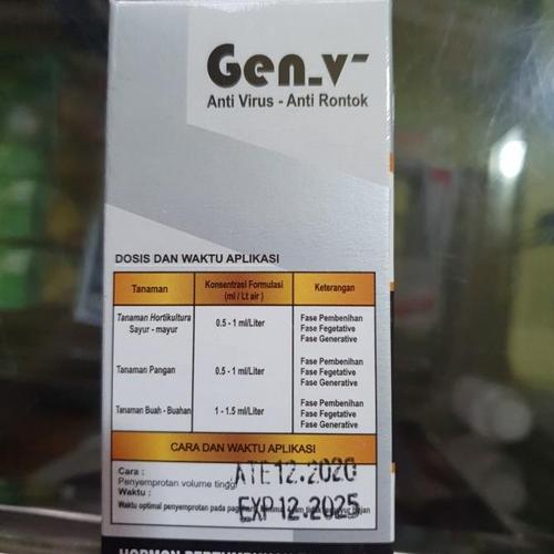 Jual Spesial Gen V 100Ml Anti Virus / Obat Virus Tanaman / Pestisida ...