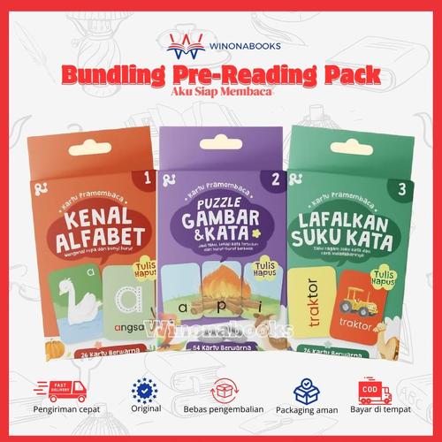 Jual Kartu pra membaca game seru untuk anak Pack 1: KENAL ALFABET Pack ...