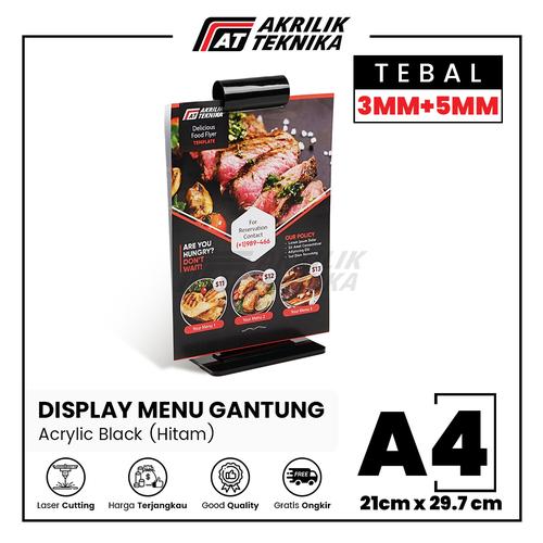 Jual DISPLAY MENU AKRILIK / ACRYLIC / GANTUNGAN RESTO A4 - Jakarta ...