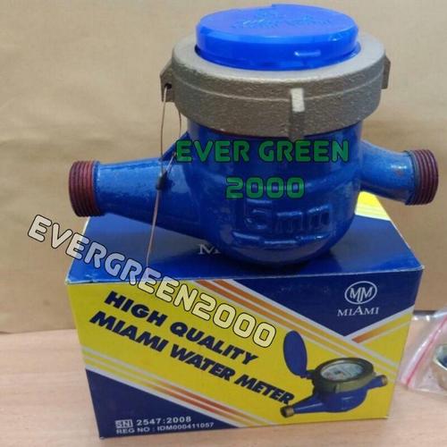Jual METERAN AIR 1/2" in - Flow Meter Air body BESI (miami cast iron DN ...