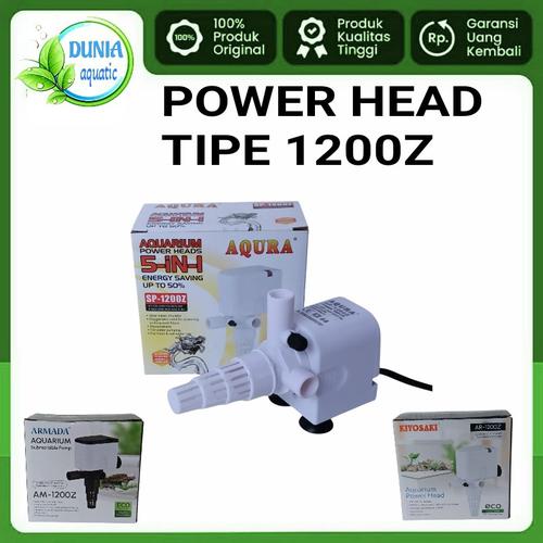 Jual MESIN POWER HEAD TIPE 1200 Z Water pump pompa filter celup ...