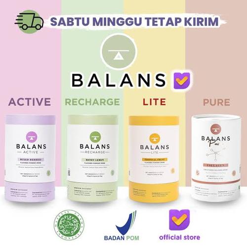 Jual BALANS Honey Lemon Mix Berries Tropical Fruits Berry Fruit Sachet ...