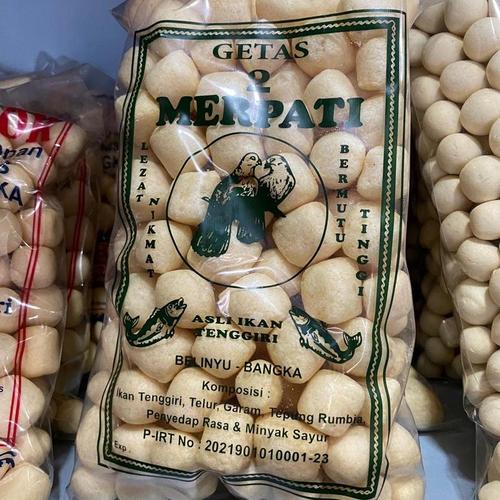 Jual Getas Bangka Bulat Cap Merpati - Getes Ikan Tenggiri - Snack ...