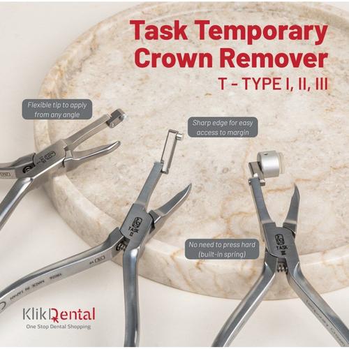 Jual KLIK DENTAL TASK Crown Remover type I, type II, dan type III ...