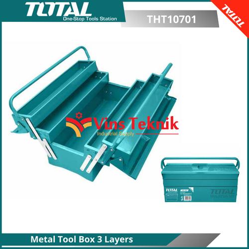 Promo Tool box toolbox 3 susun metal kotak penyimpanan TOTAL THT10701 ...