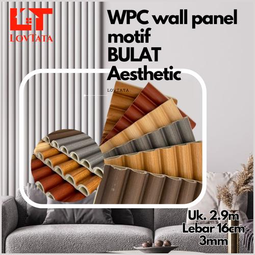 Promo LT-WPC Dinding Model Bulat / WPC Wall Panel 3D | 290 CM x 16 CM ...