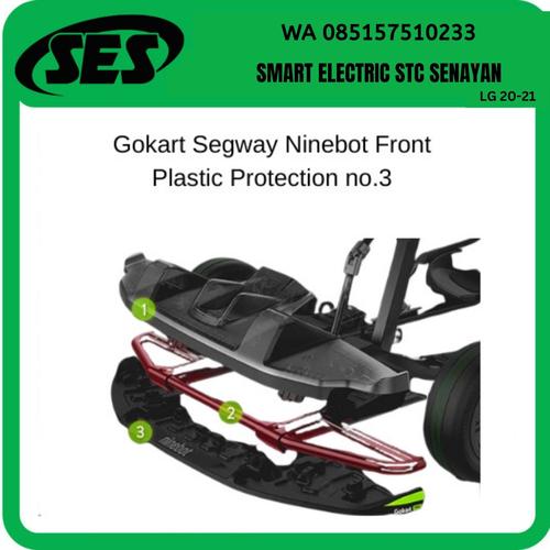 Jual Original Ninebot Front Plastic Protection Kit For Ninebot Gokart ...