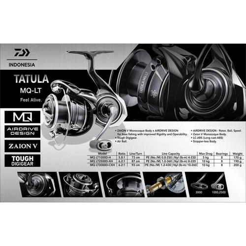 Jual REEL DAIWA 23 TATULA MQ LT - 3000D-CXH - Kota Surabaya - Official ...