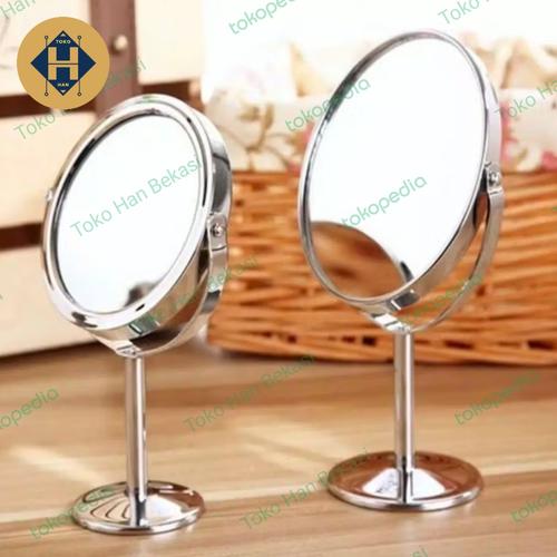 Jual Cermin Meja Rias Bulat 2 Sisi Kaca Rias Putar - Kab. Bekasi - Toko ...