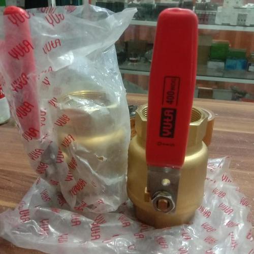 Jual Ball Valve YUTA 2"Inch Stop Kran 2Inch Kuningan Merk Yuta 400WOG ...