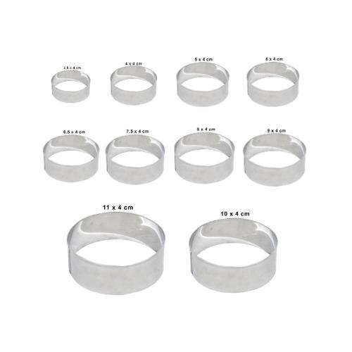 Jual Ring Burger / Ring Roti / Ring Cutter Bulat Cetakan Kue Stainless ...